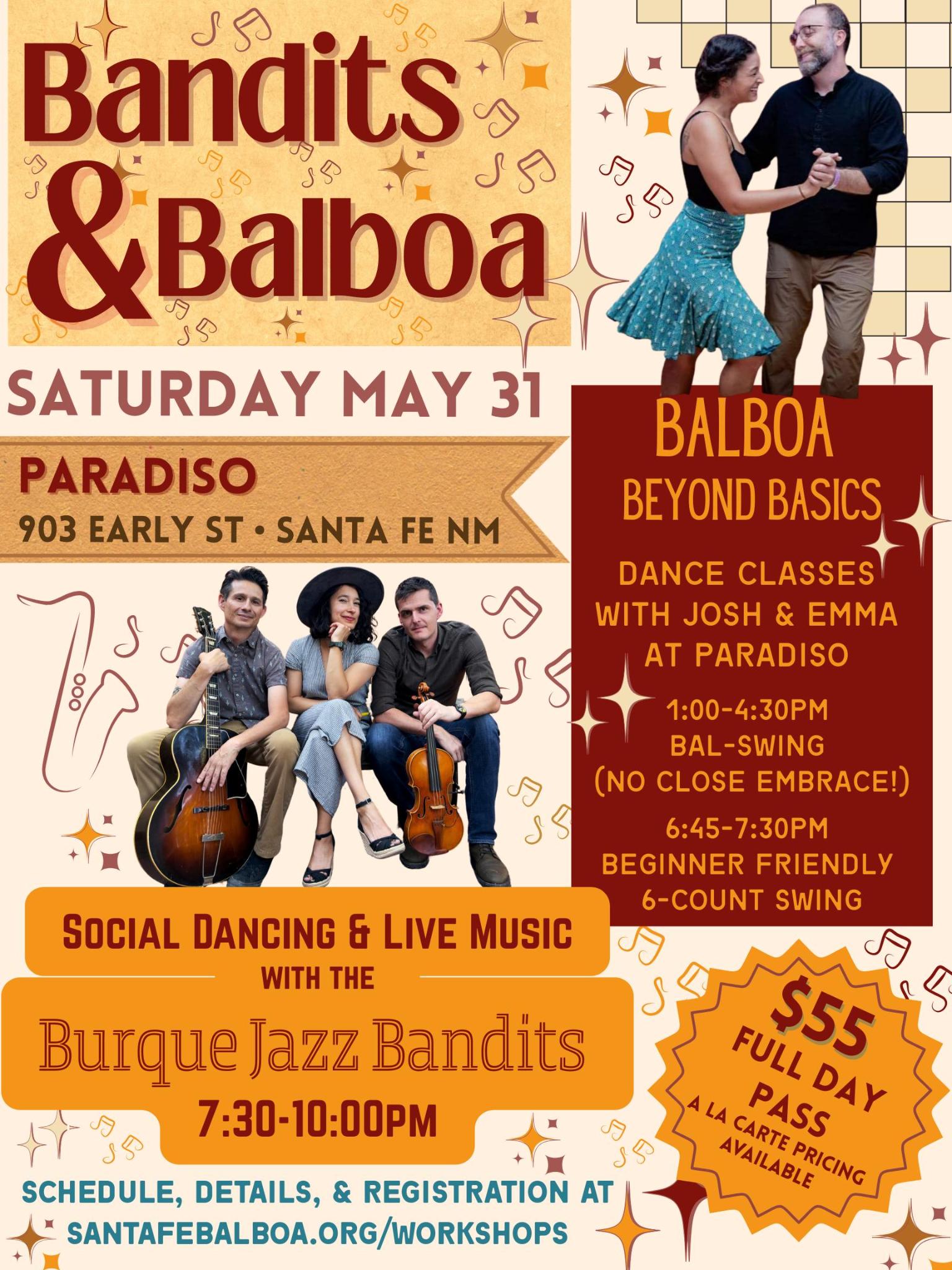 2025 May Balboa Workshop – Santa Fe Swing